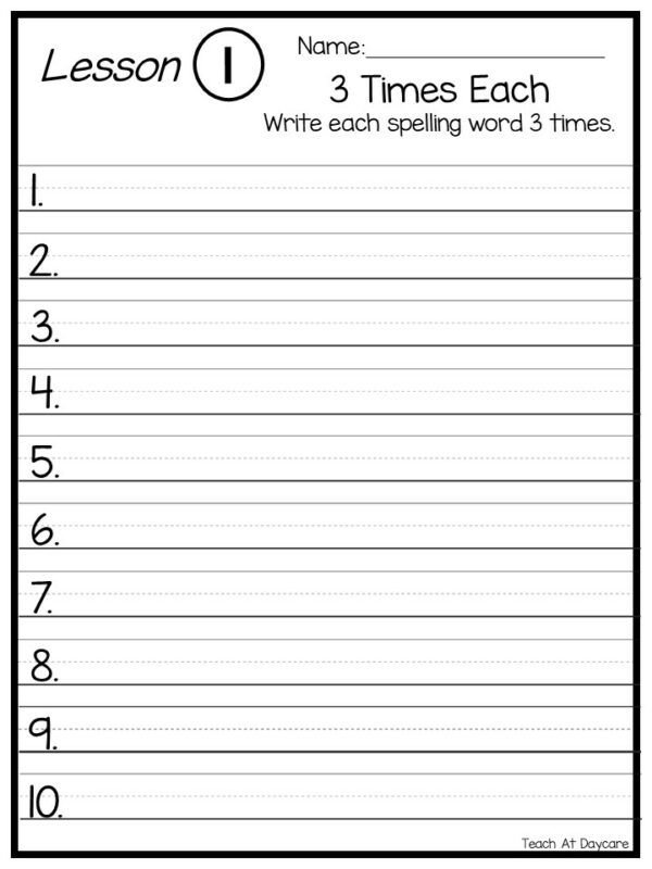 1st Grade Spelling Curriculum. 38 Weekly Lessons. - Made By Teachers