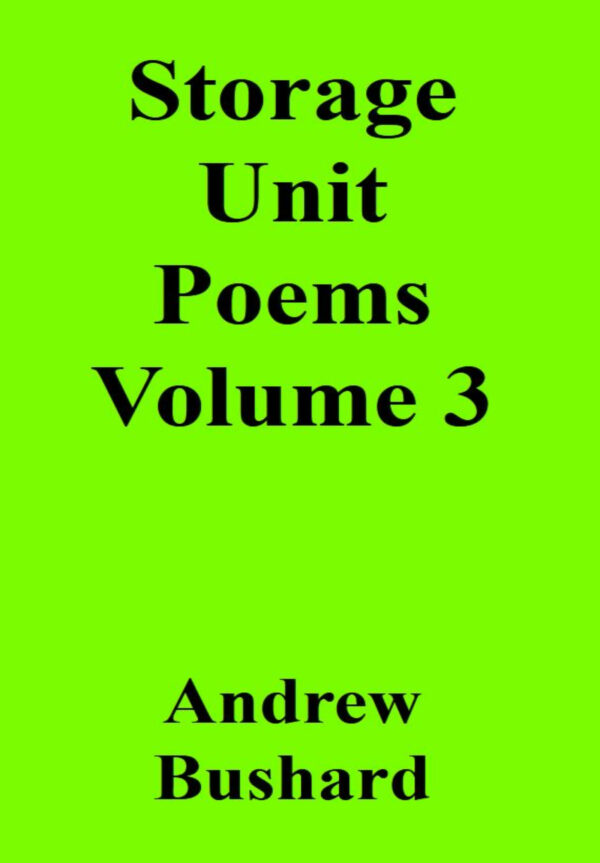 Storage Unit Poems Volume 3 | Made By Teachers