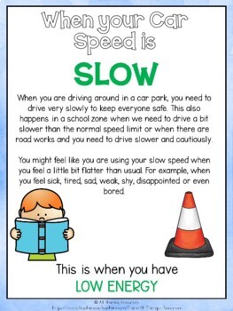 Manage Your Car Speeds Story - 5 Speeds - Made By Teachers