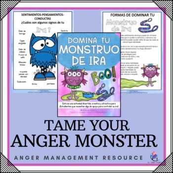 SPANISH VERSION - Anger Monster Lesson & Craft | Made By Teachers