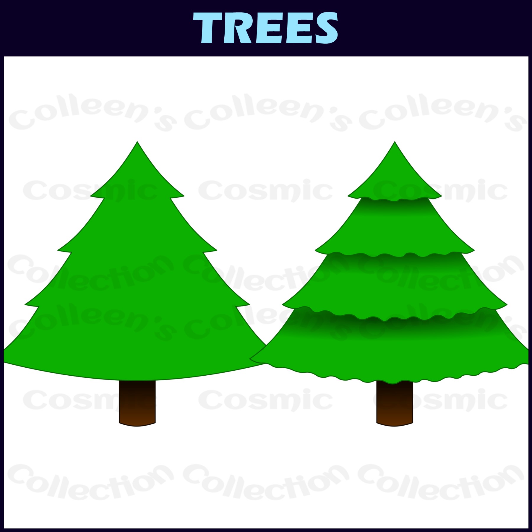 Decorate a Christmas Tree Clipart | Made By Teachers