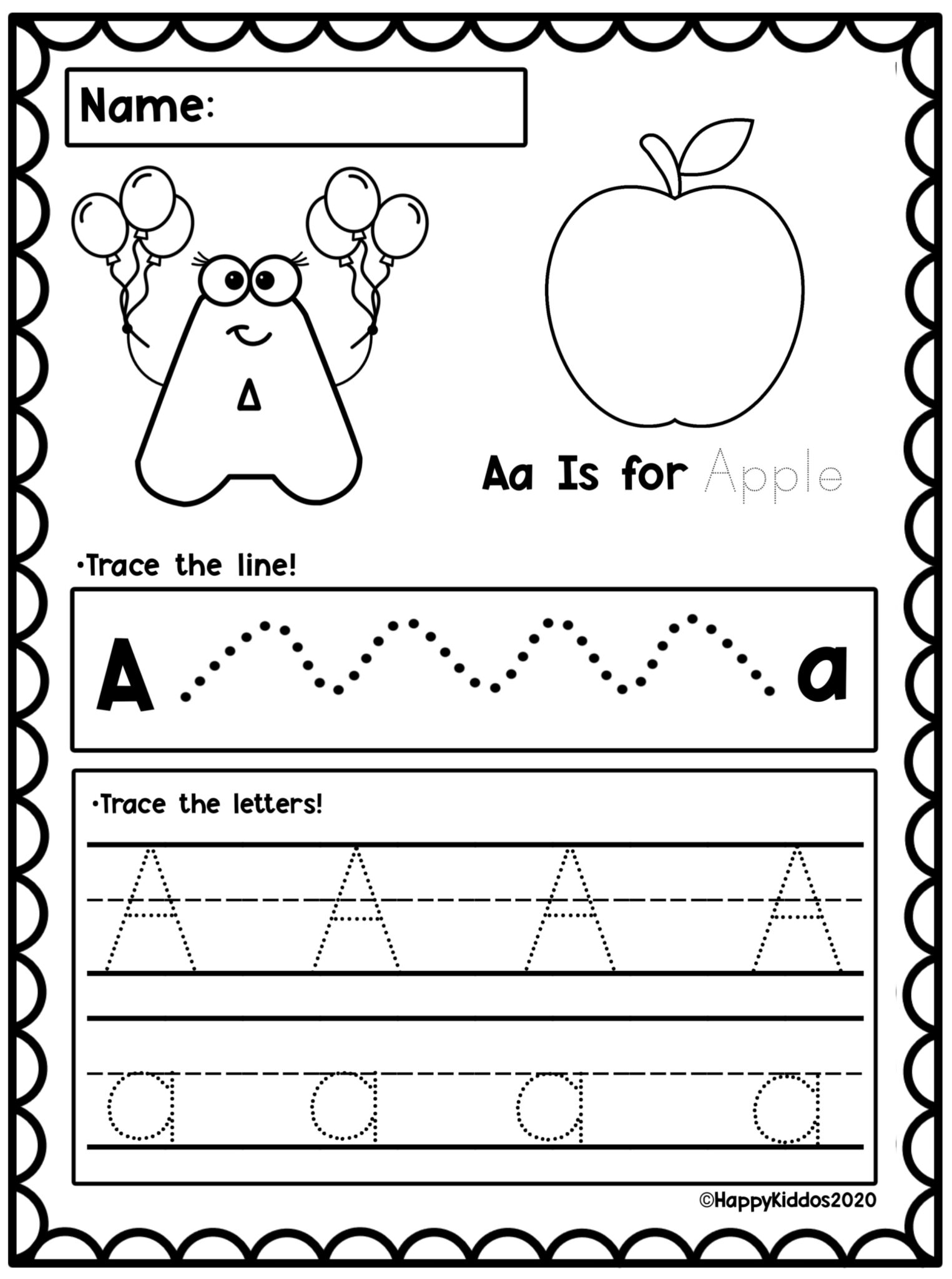 Alphabet Trace and Color Set 4 | Made By Teachers