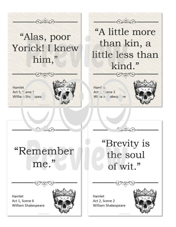 Hamlet Quote Posters | Made By Teachers
