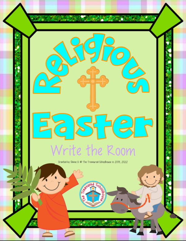 Easter Write the Room - Religious | Made By Teachers