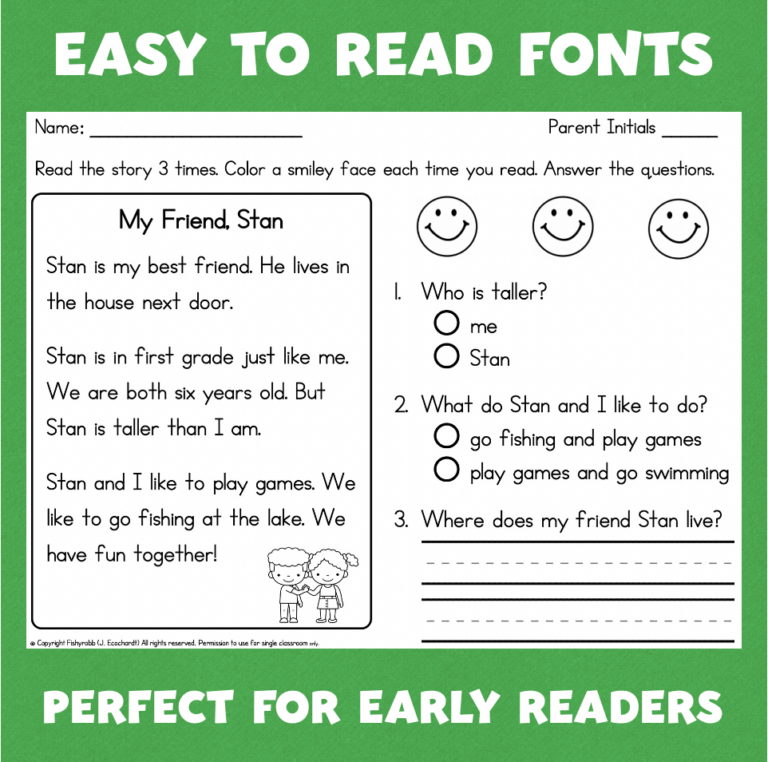 First Grade Reading Comprehension Passages | Made By Teachers