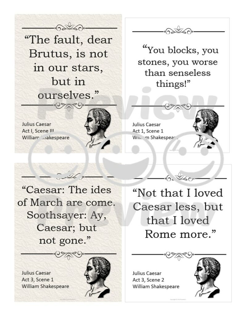 Julius Caesar Posters - Made By Teachers