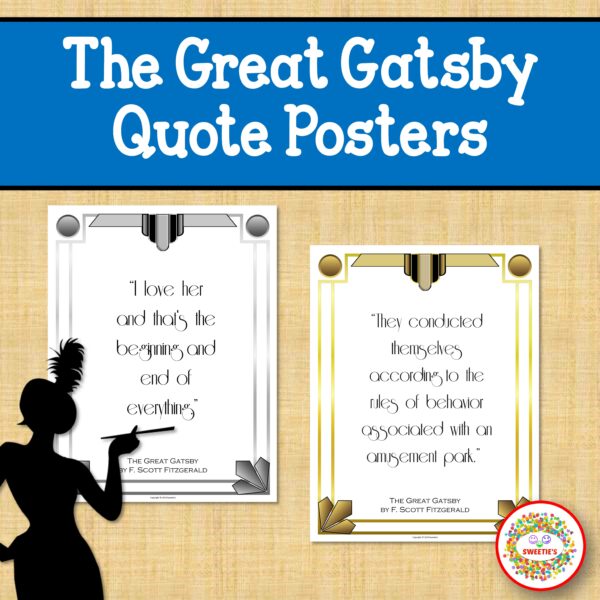 The Great Gatsby Posters - Made By Teachers