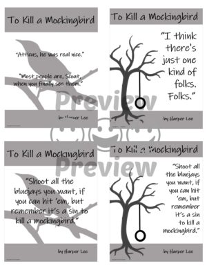 To Kill a Mockingbird Posters - Made By Teachers