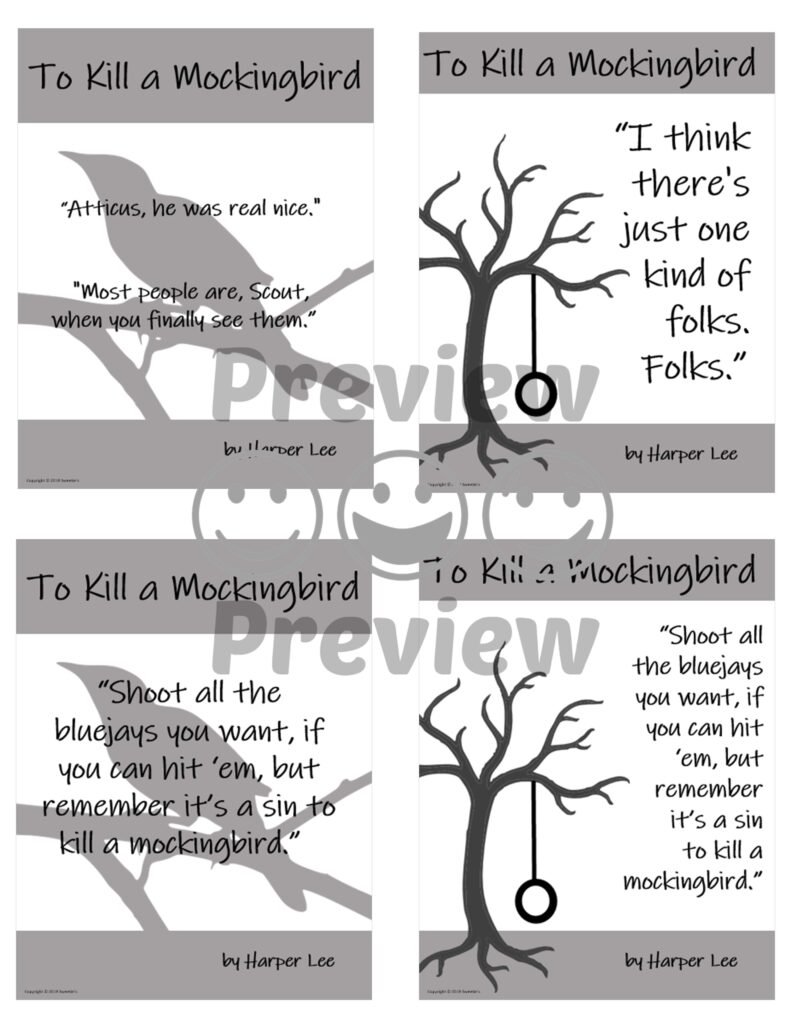 To Kill a Mockingbird Posters - Made By Teachers