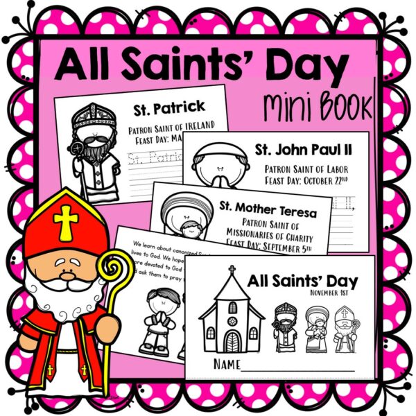 All Saints Day Mini book - Made By Teachers