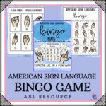 American Sign Language Bingo Game - ASL - Made By Teachers
