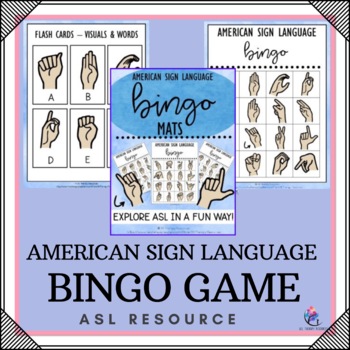 American Sign Language Bingo Game - ASL | Made By Teachers