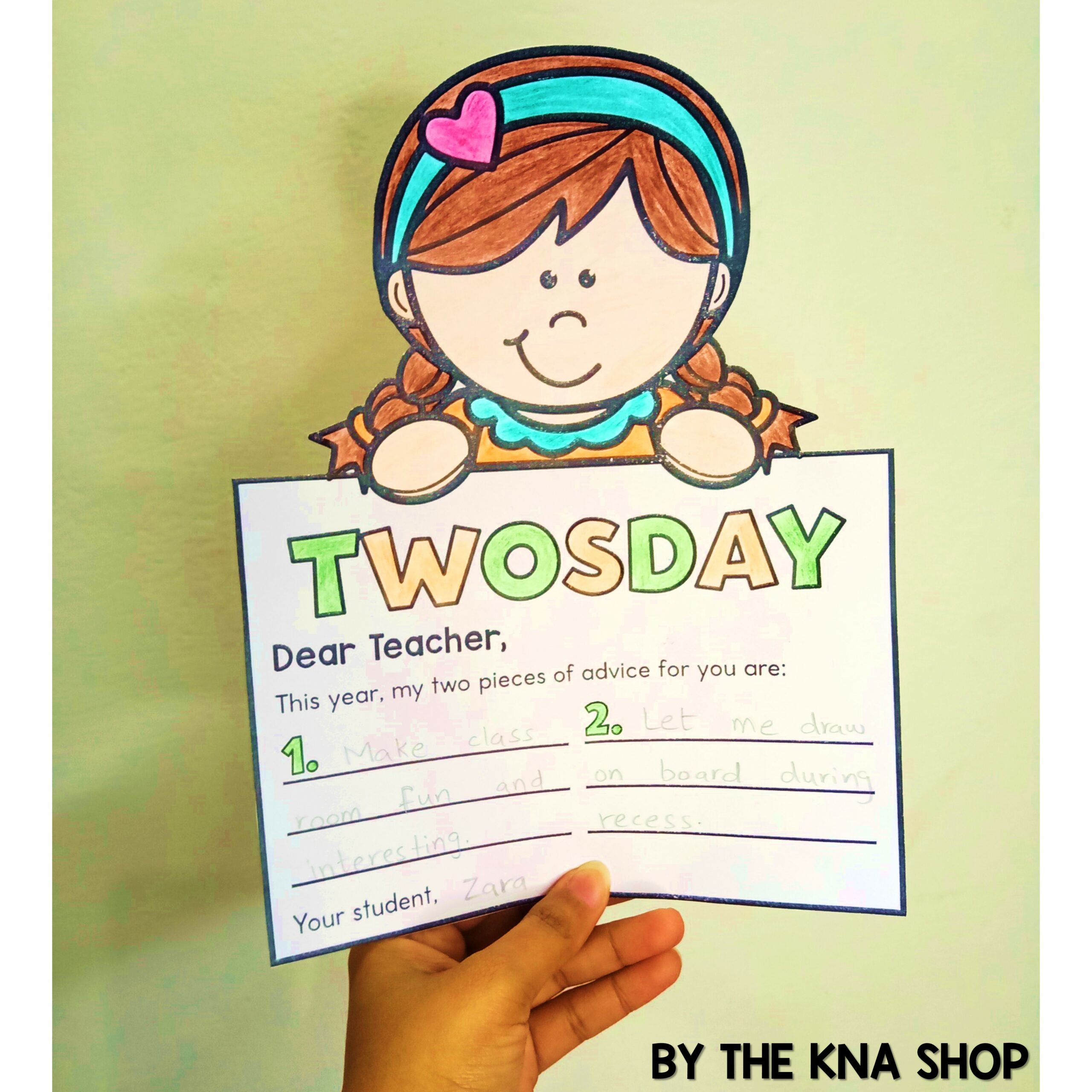 Twos Day Towsday Banners February Bulletin Board | Made By Teachers