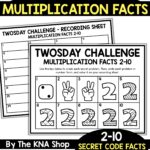 Twos Day Math February 22 Multiplication Fact 2-10 - Made By Teachers