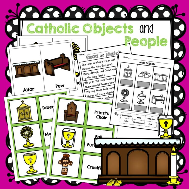 Catholic Mass Objects and Catholic Vocations - Made By Teachers