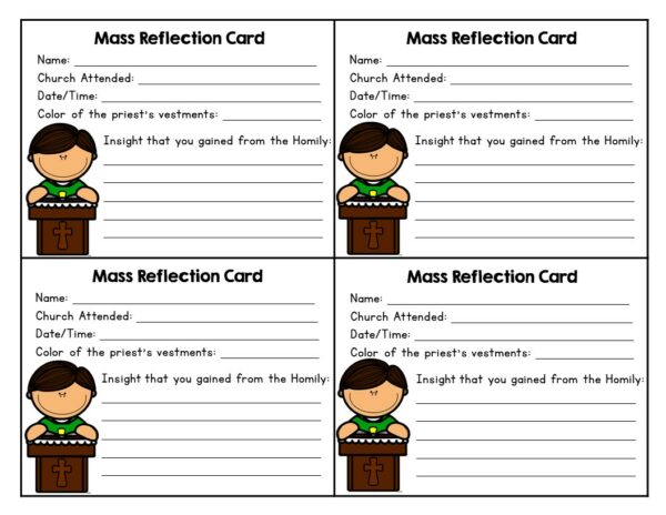Catholic Mass Activities | Made By Teachers