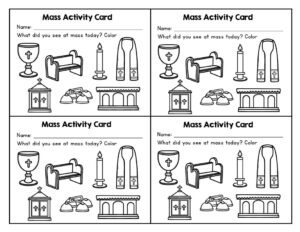 Catholic Mass Activities | Made By Teachers