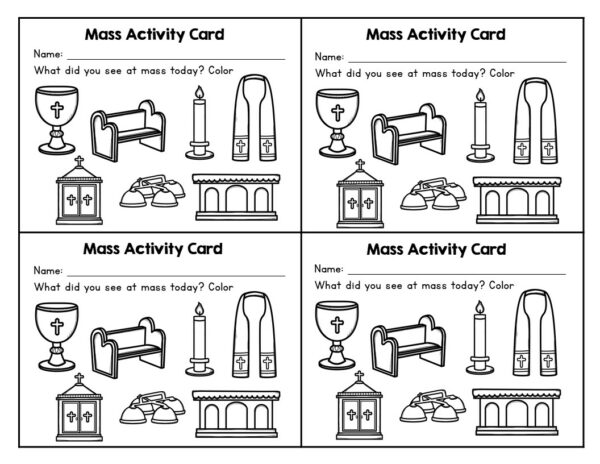 Catholic Mass Activities | Made By Teachers