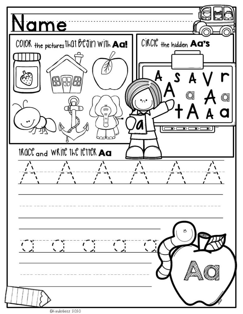 Alphabet Practice Pages Made By Teachers