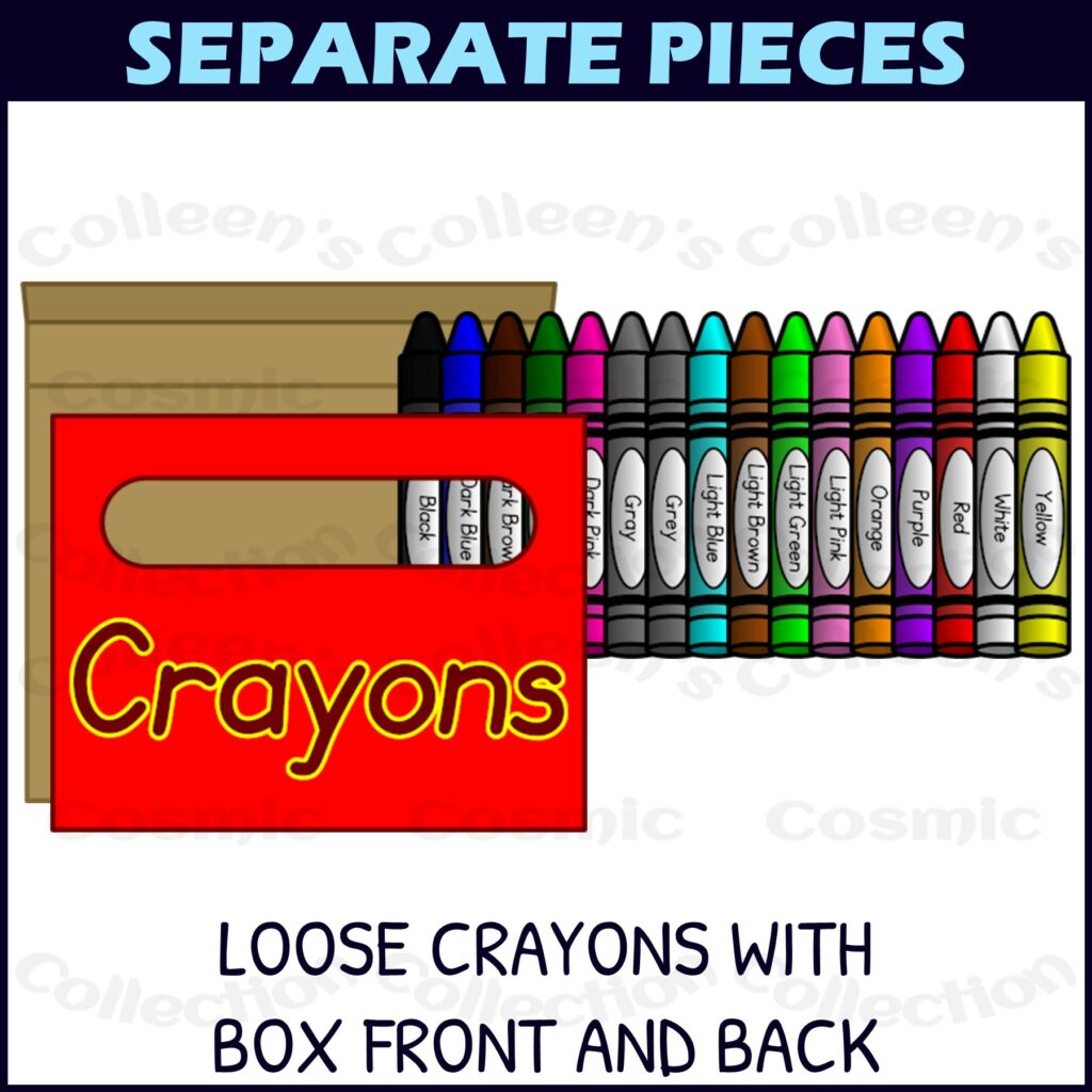 Counting Crayons Clipart | Made By Teachers