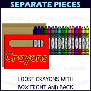 Counting Crayons Clipart | Made By Teachers