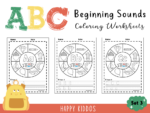 ABC Beginning Sound Coloring Worksheets - Made By Teachers