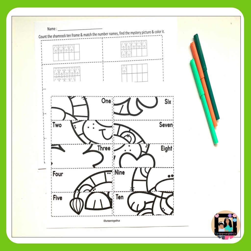 St. Patrick's Day Counting to Ten Activity | Made By Teachers