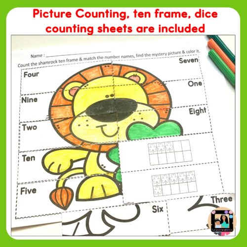St. Patrick's Day Counting to Ten Activity | Made By Teachers