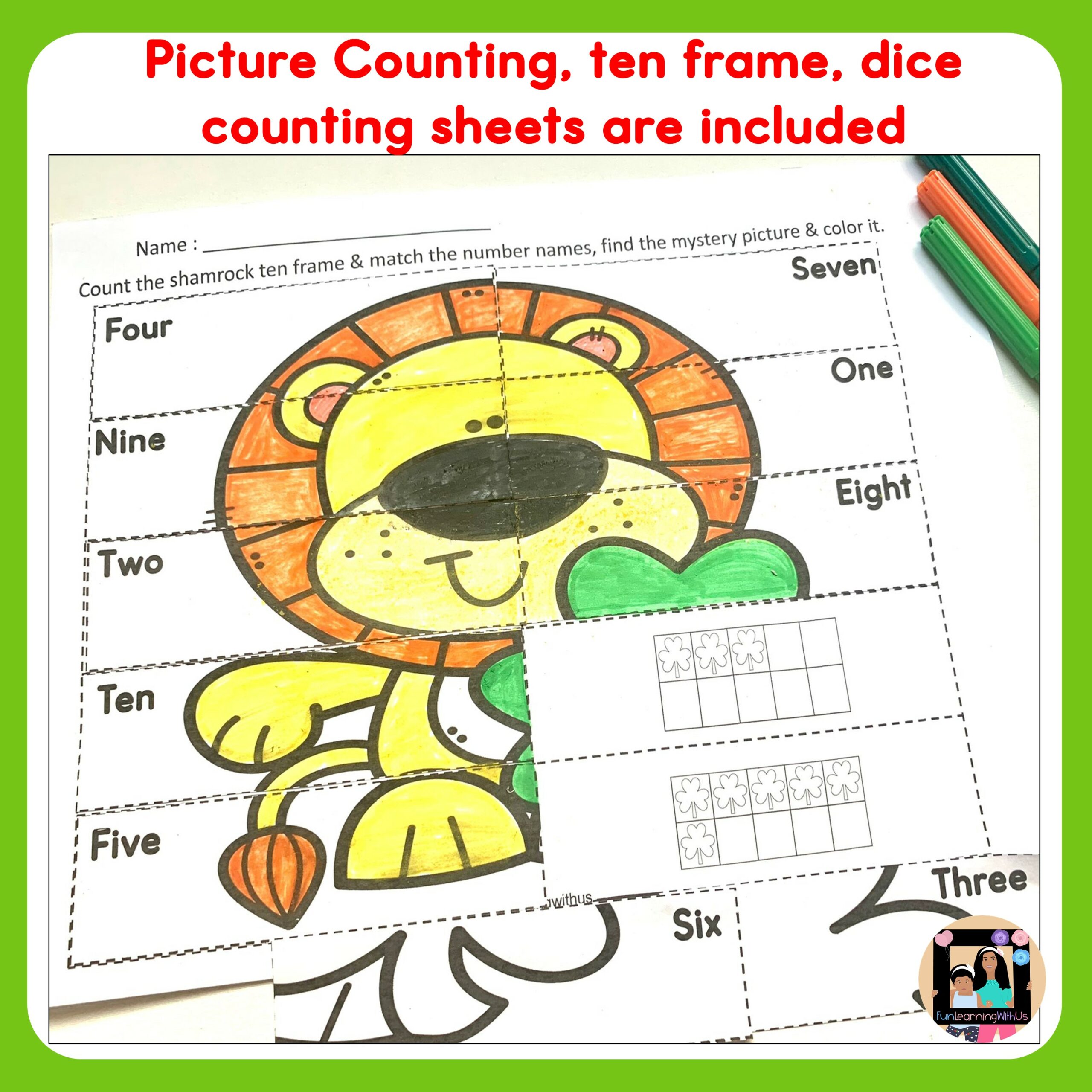 St. Patrick's Day Counting to Ten Activity | Made By Teachers