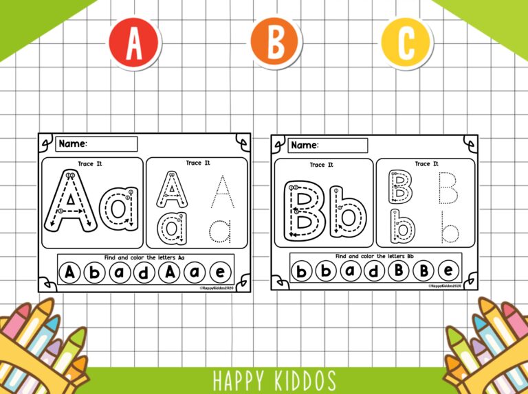 Alphabet Activities: Trace and Color 2 | Made By Teachers