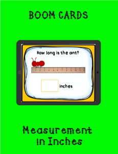 Boom Cards Measuring in Inches - Made By Teachers