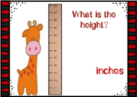 Boom Cards Measuring Objects Height in Inches | Made By Teachers