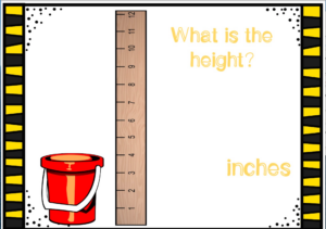 Boom Cards Measuring Objects Height in Inches | Made By Teachers