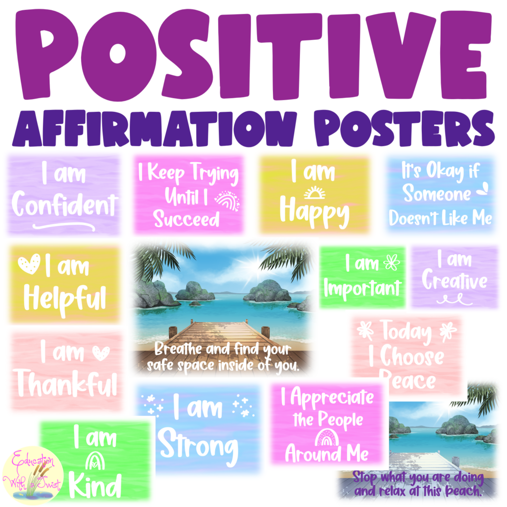 Positive Affirmation Posters, Positive Thinking | Made By Teachers