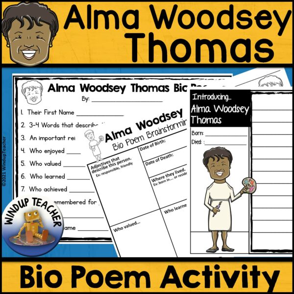 Alma Woodsey Thomas Poem Writing Activity | Made By Teachers