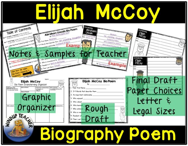 Elijah McCoy Poem Writing Activity | Made By Teachers