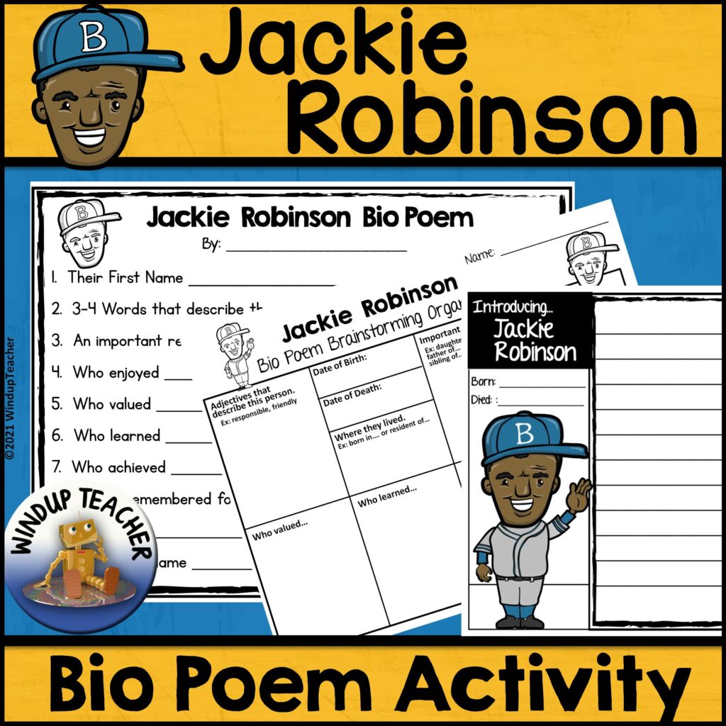 Jackie Robinson Poem Writing Activity | Made By Teachers