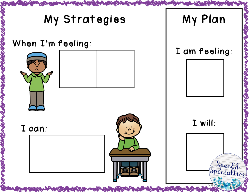 Self-Regulation Calming Choice Board FREEBIE | Made By Teachers