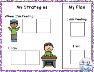 Self-Regulation Calming Choice Board FREEBIE - Made By Teachers