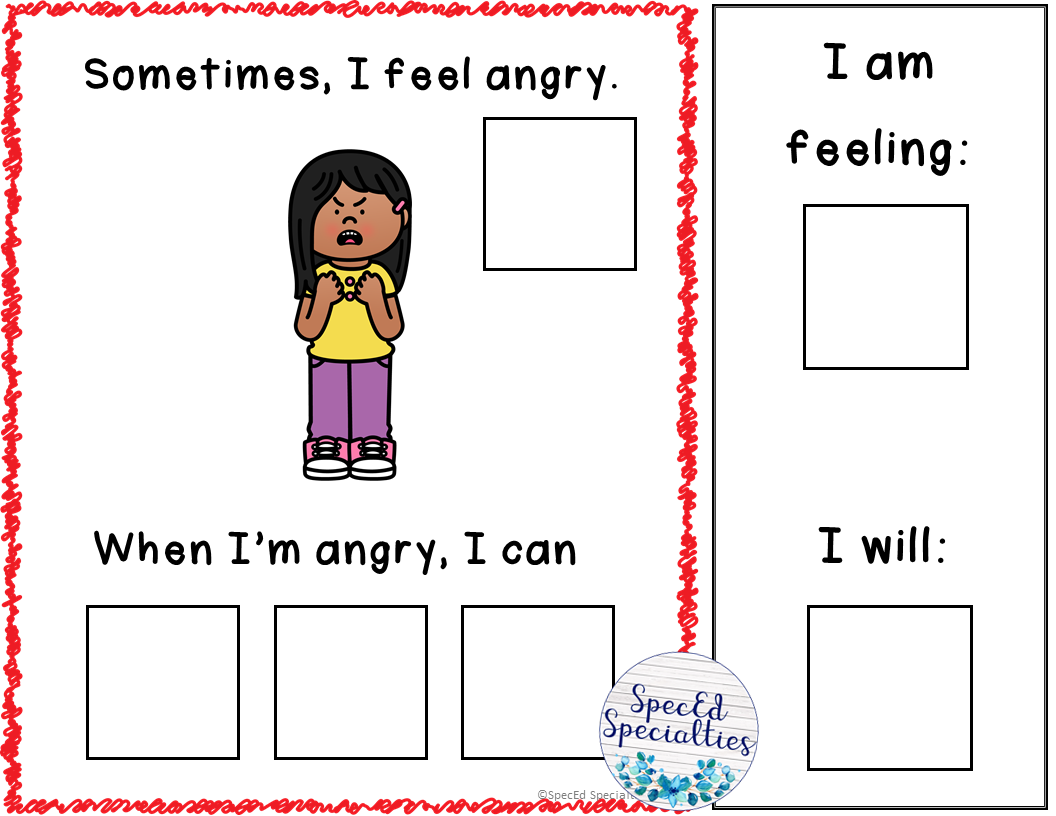 Self-Regulation Interactive Book & Choice Boards | Made By Teachers