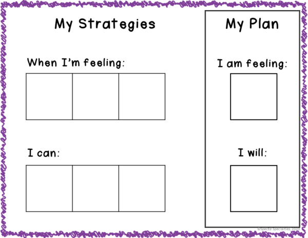 Self-Regulation Interactive Book & Choice Boards | Made By Teachers