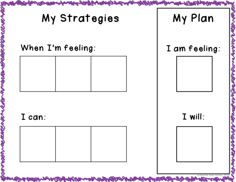Self-Regulation Interactive Book & Choice Boards | Made By Teachers