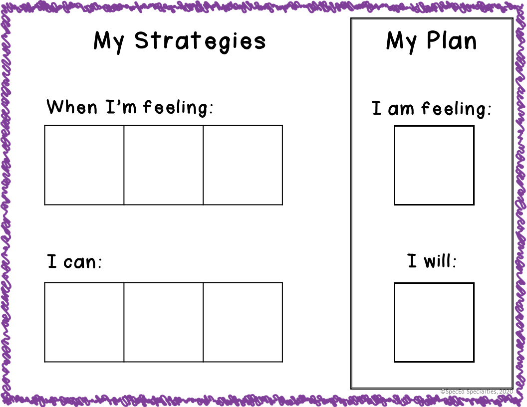 Self-Regulation Interactive Book & Choice Boards | Made By Teachers