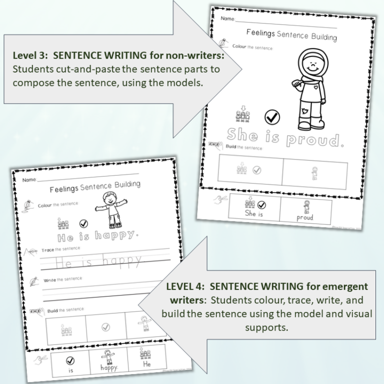 Feelings and Emotions Scrambled Sentences - Made By Teachers