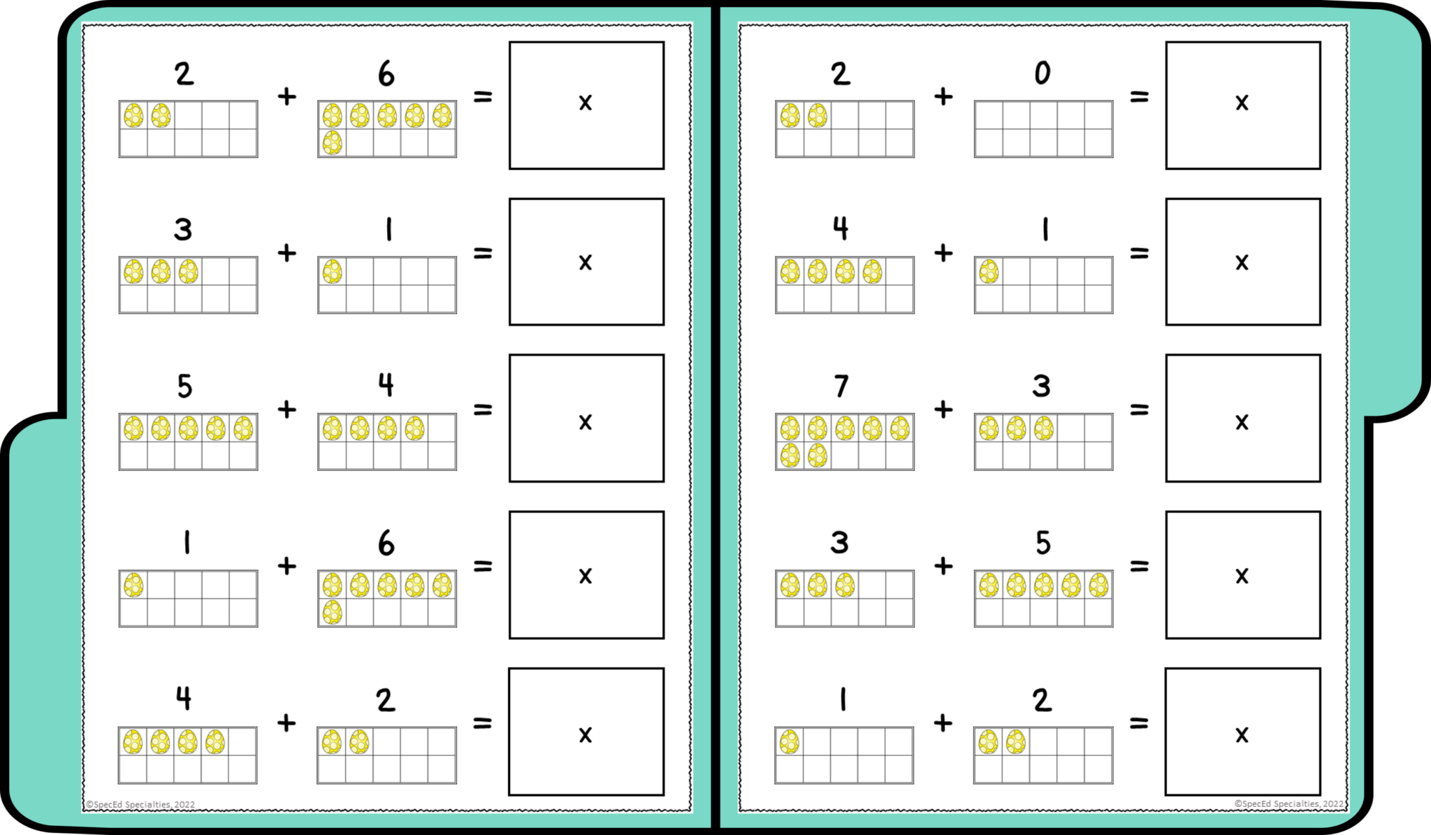 April Easter File Folders | Made By Teachers