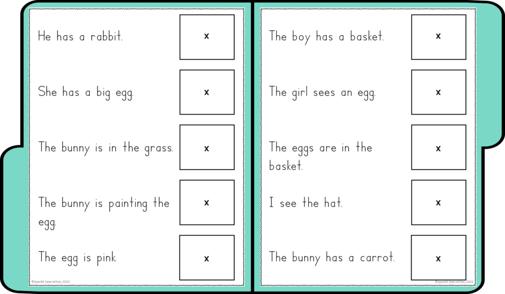 April Easter File Folders | Made By Teachers