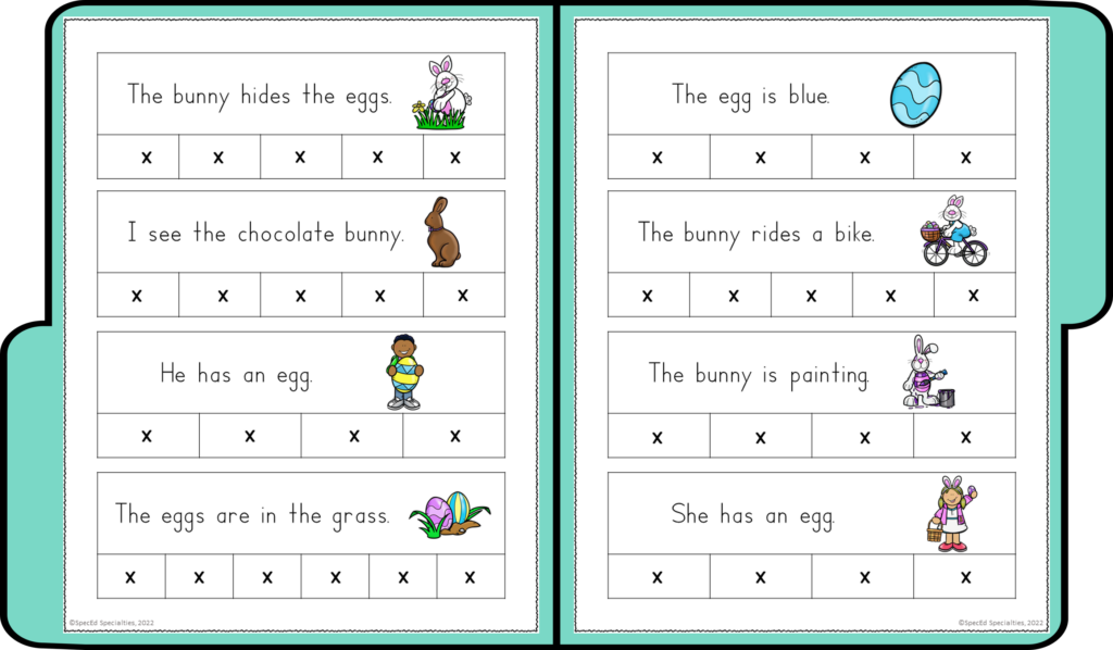 April Easter File Folders - Made By Teachers