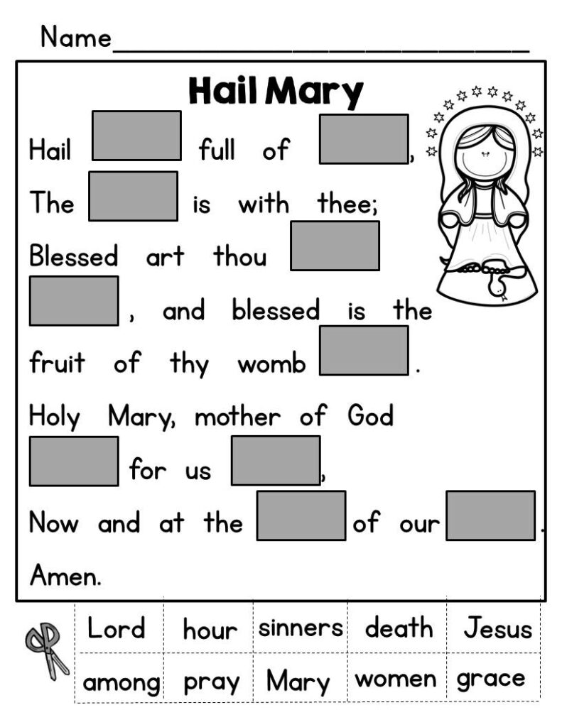 Hail Mary Prayer Lesson | Made By Teachers