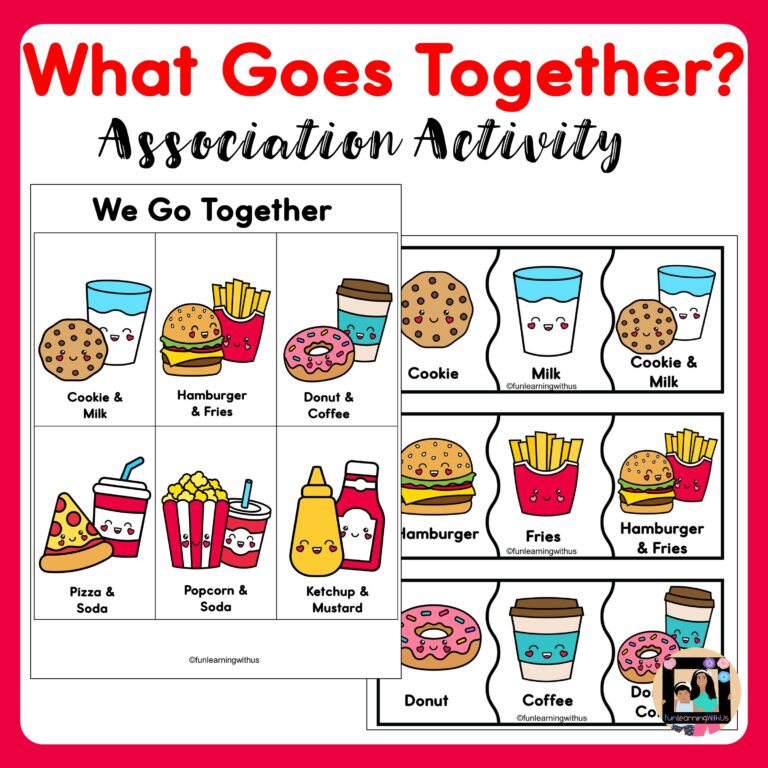 What Goes Together? Association Activities | Made By Teachers