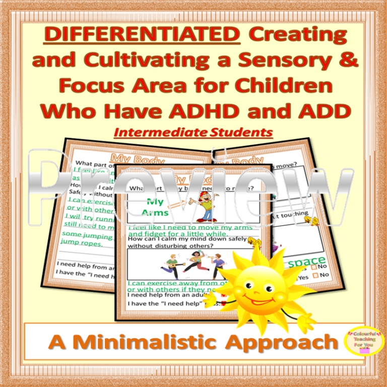 ADHD and ADD Self Regulation Strategies for Tweens - Made By Teachers